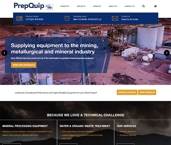 PrepQuip - Website Design Company